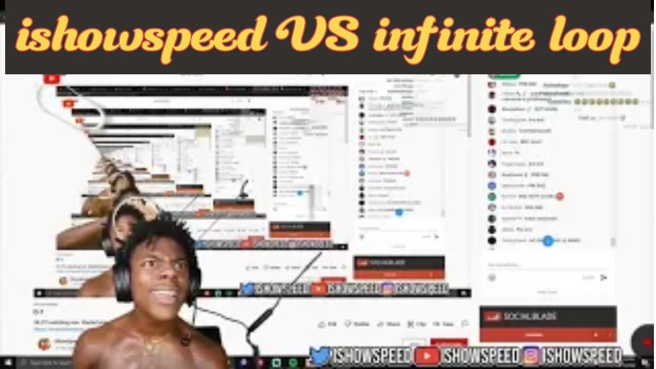 Everytime IShowSpeed Talks to Himself in an Infinite Loop | Funniest & Craziest Moments ...