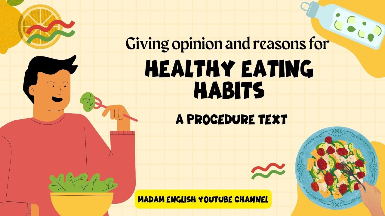 Giving arguments and reasons for Healthy Eating Habits (Speaking Task ...