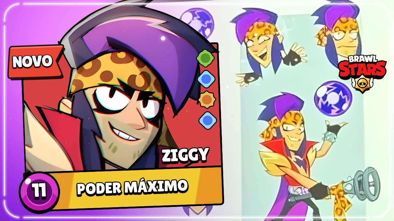 É OFICIAL! NOVO BRAWLER ZIGGY REVELADO! MAIS UM BRAWLER MÍTICO? BRAWL ...