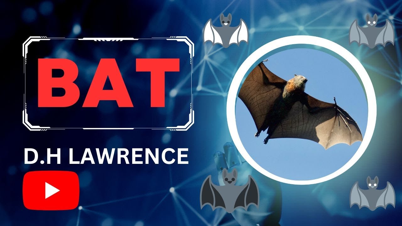 Bat by D H Lawrence- A Simplified Analysis- (WAEC 2021-2025 Syllabus ...