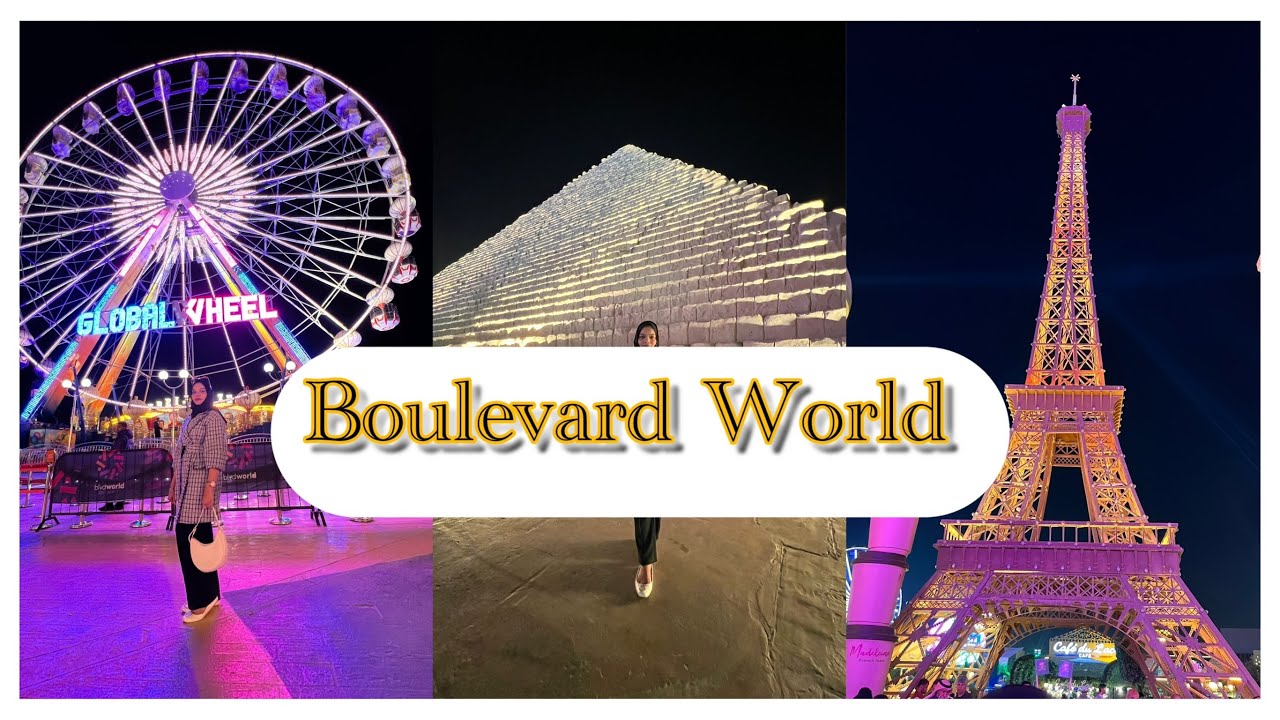 Riyadh Boulevard World Vlog |World Tour at Saudi’s Boulevard World ...