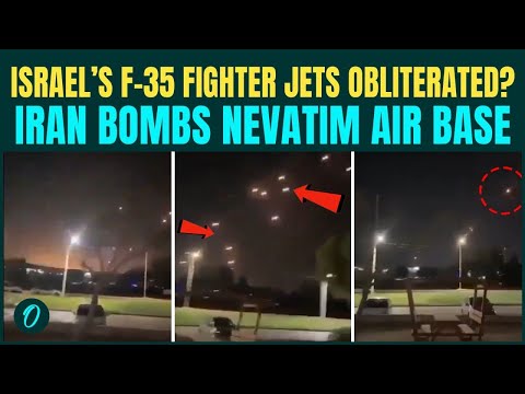 Iran BOMBS Israel’s Nevatim Air Base BREAKING: Cluster Bombs RAIN DOWN - F-35 Jets Destroyed?