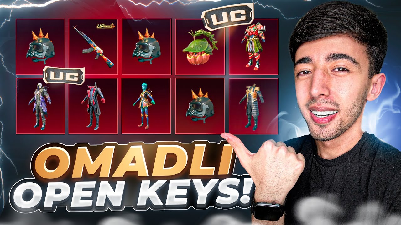 42,800 UC OMADLI OPEN KEYS 🥵 PUBG MOBILE!!! - YouTube