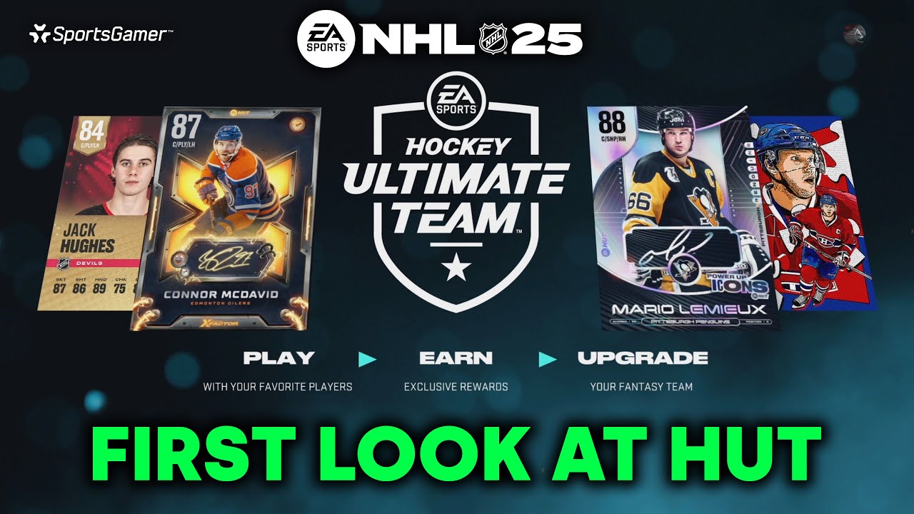 NHL 25: HUT Raw Footage – Team Creation & Pack Opening (First Look ...