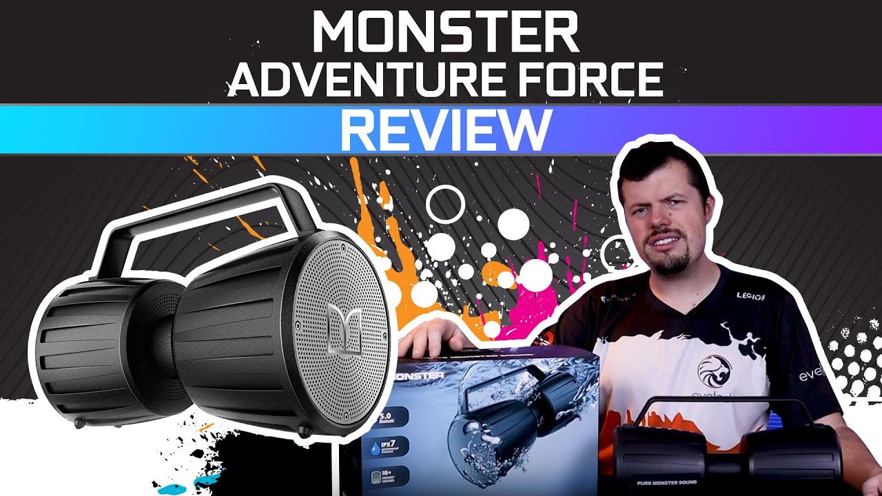Monster Adventurer Force Bluetooth Speaker - Review! - YouTube