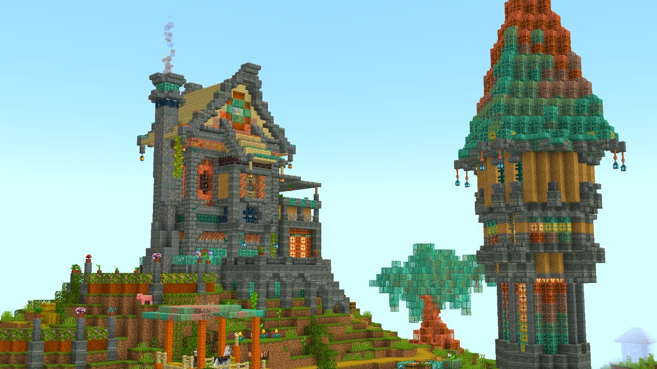 Tuff Copper House Minecraft 1.21 - YouTube