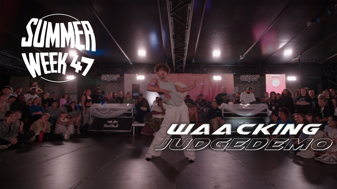DANZEL | WAACKING JUDGE DEMO | SUMMER WEEK´47 - YouTube