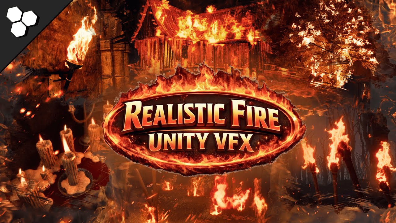 Realistic Fire Unity VFX (Unity Asset Store Showcase) - YouTube