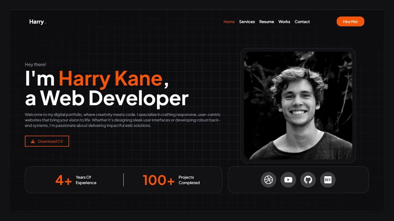 Build A Portfolio Website Using Next Js Tailwind Css And Framer Motion