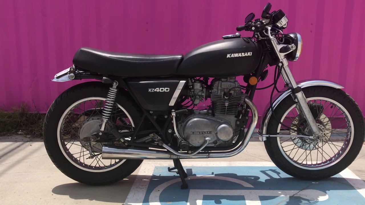 1977 Kawasaki KZ 400 - YouTube