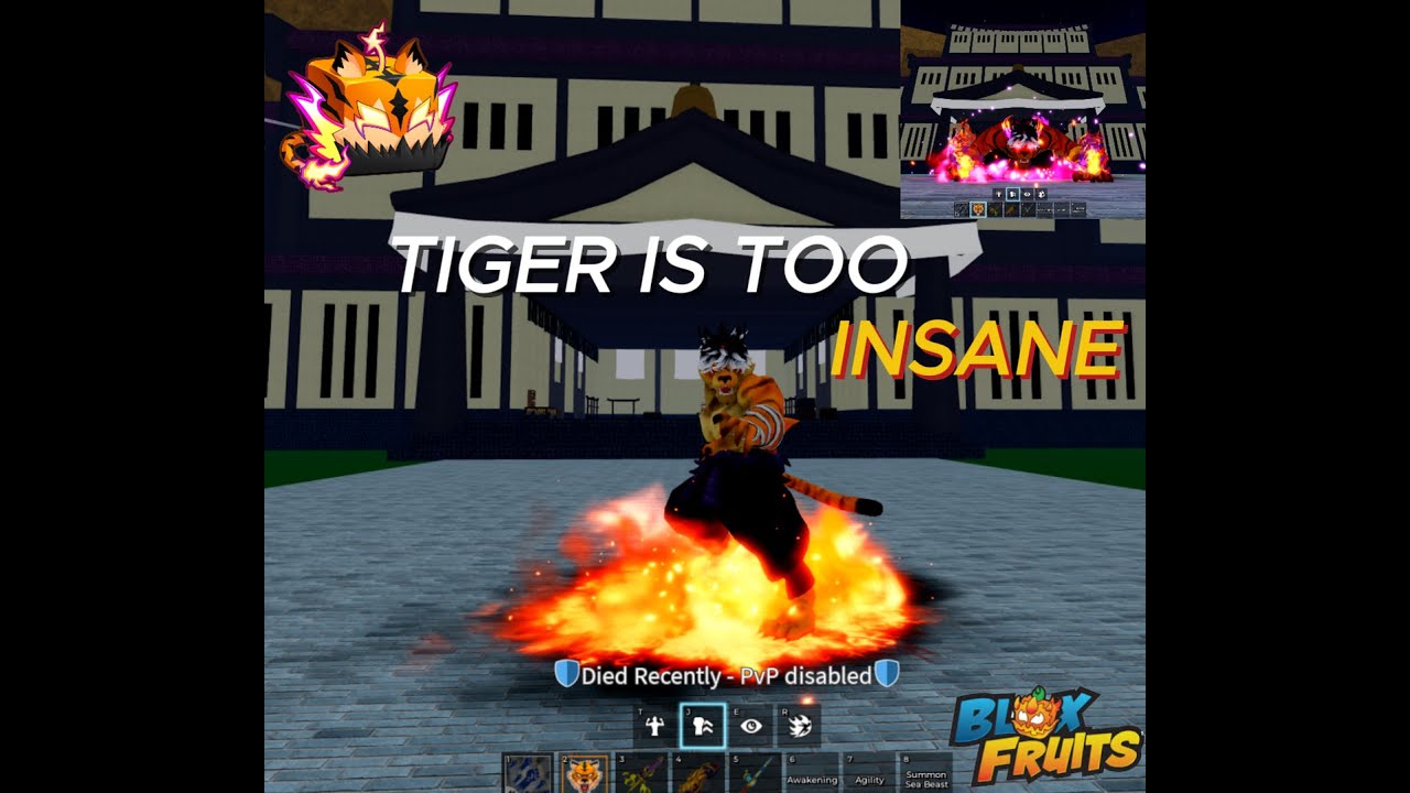 Tiger fruit is Too Overpowered Fruit Ever.. - YouTube