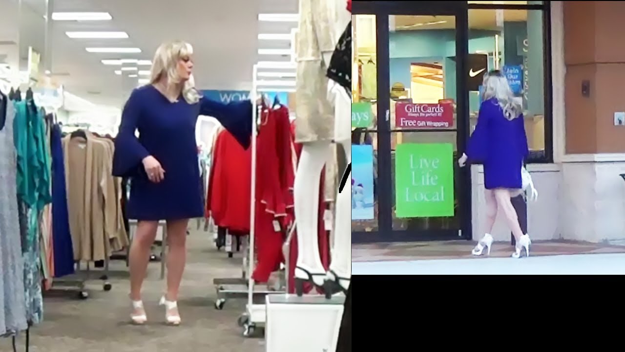 Tgirl Purple Xmas Public Matty Caff Crossdresser Transvestite - YouTube