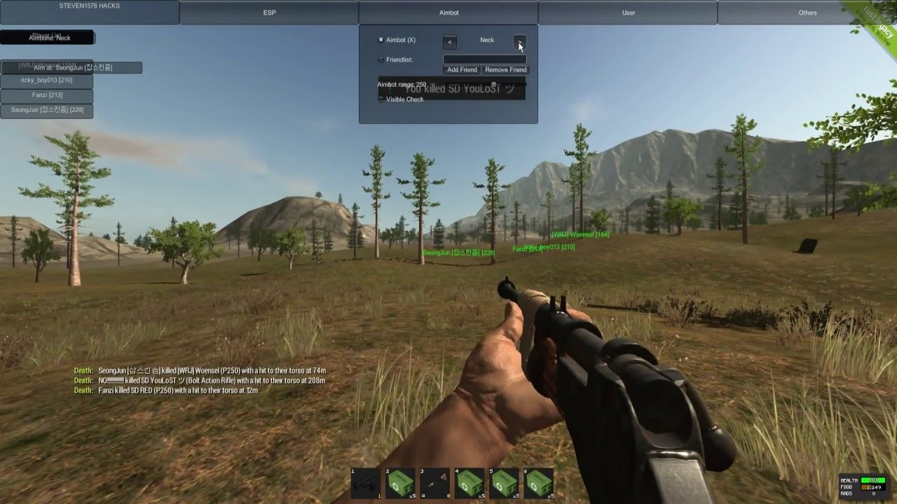 Rust hacks gameplay #2 - YouTube