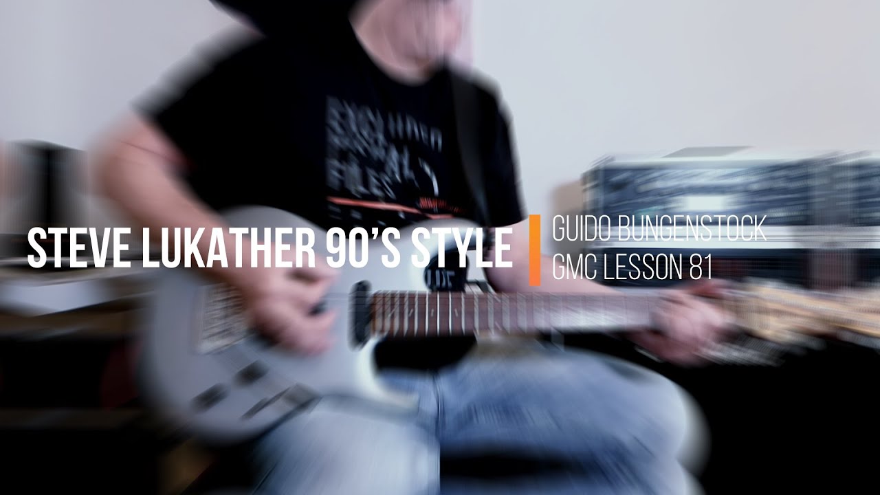 STEVE LUKATHER 90's STYLE with Kemper Amp - YouTube