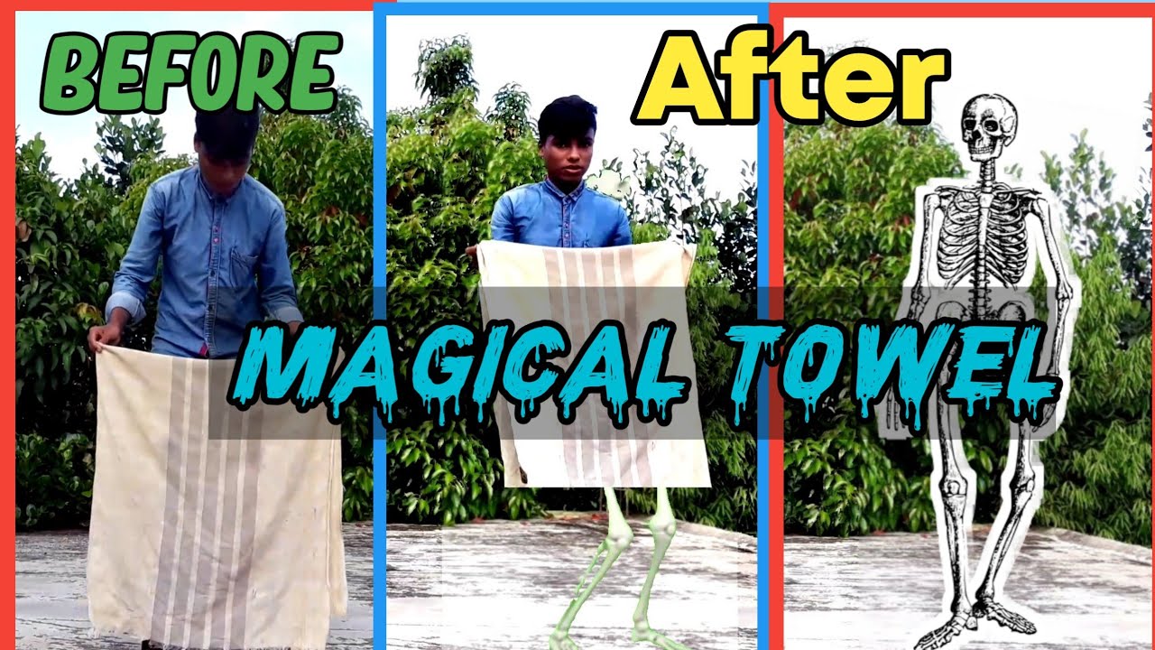 Skeleton magic tricks|জাদুকরী কাপড় |Magical Towel|Magic tricks|Zack ...