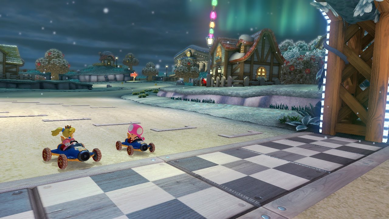 Mario Kart 8 Deluxe Random Moments 4 (Winter Edition) - YouTube
