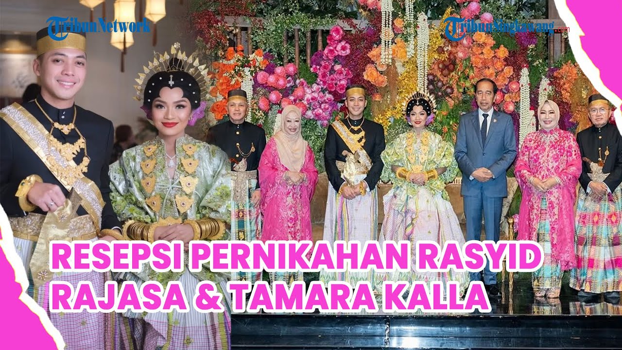 Potret Resepsi Pernikahan Rasyid Rajasa dan Tamara Kalla, Mewah dengan ...