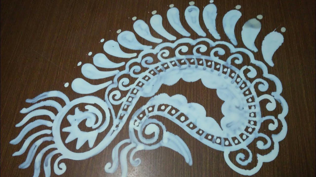 Wall Alpona Design | দেওয়াল আলপনা - YouTube