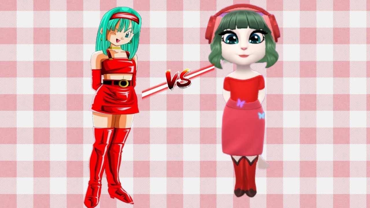 Bulla ( Dargon Ball ) Vs Angela Makeover By My Talking Angela 2 - YouTube