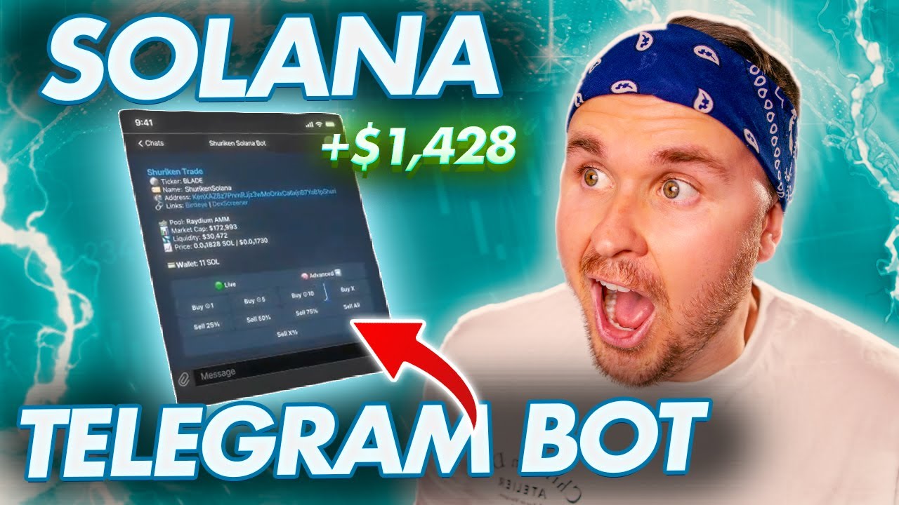 How To Use Shuriken To Trade Solana Memecoins | Telegram Trading Bot - YouTube