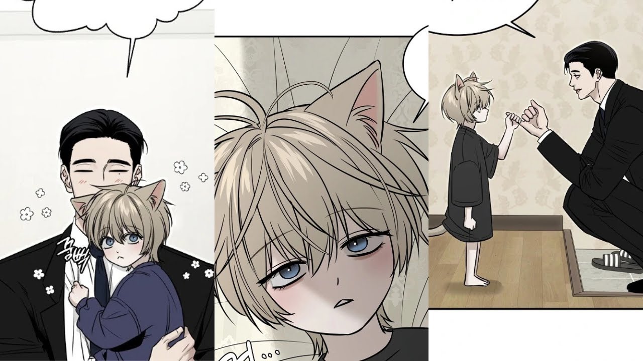 🐾Cat Boy loves his owner daddy 🐾(chapter 2)#bl #manhwa #blseries #fyp ...