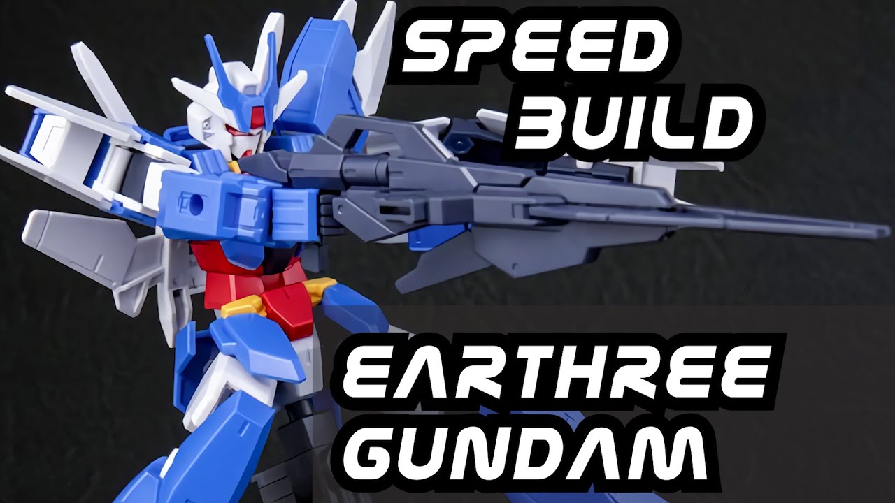 [Speed Build] HG Earthree Gundam Build diver re:Rise - YouTube
