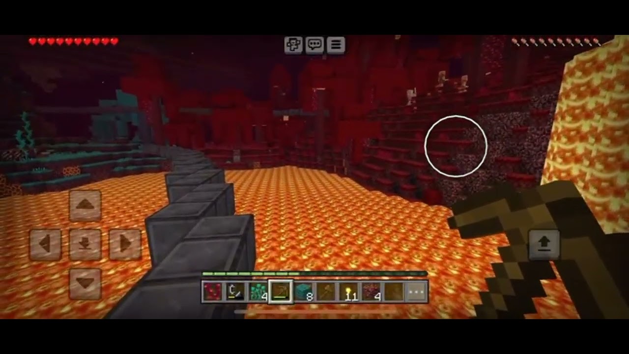 TODO LO QUE TOCO EN EL NETHER SE TRANSFORMA EN UN BLOQUE DE NETHERITA ...