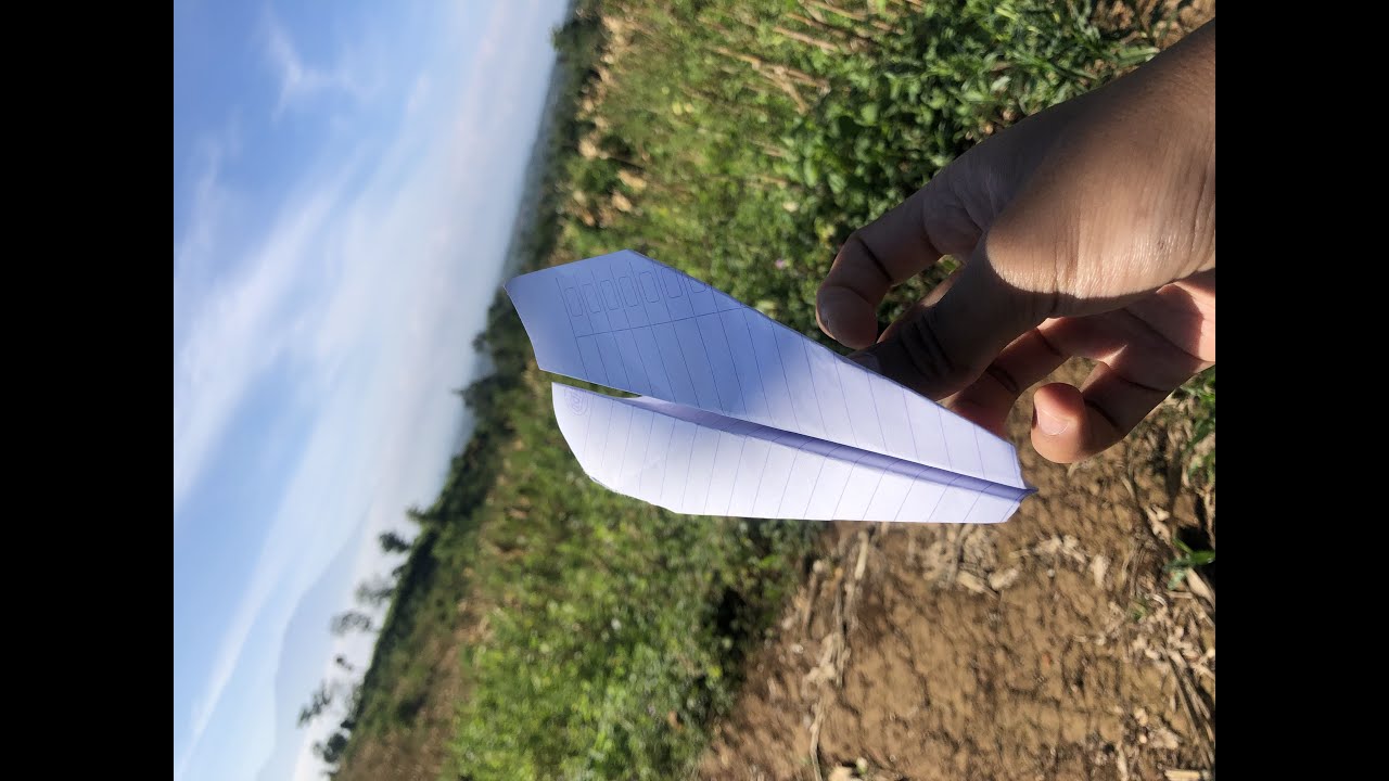 tutorial/cara membuat pesawat kertas - YouTube