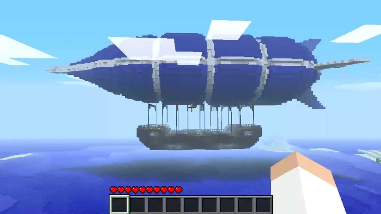 Minecraft- HUGE Airship(Download Availiable) HD - YouTube