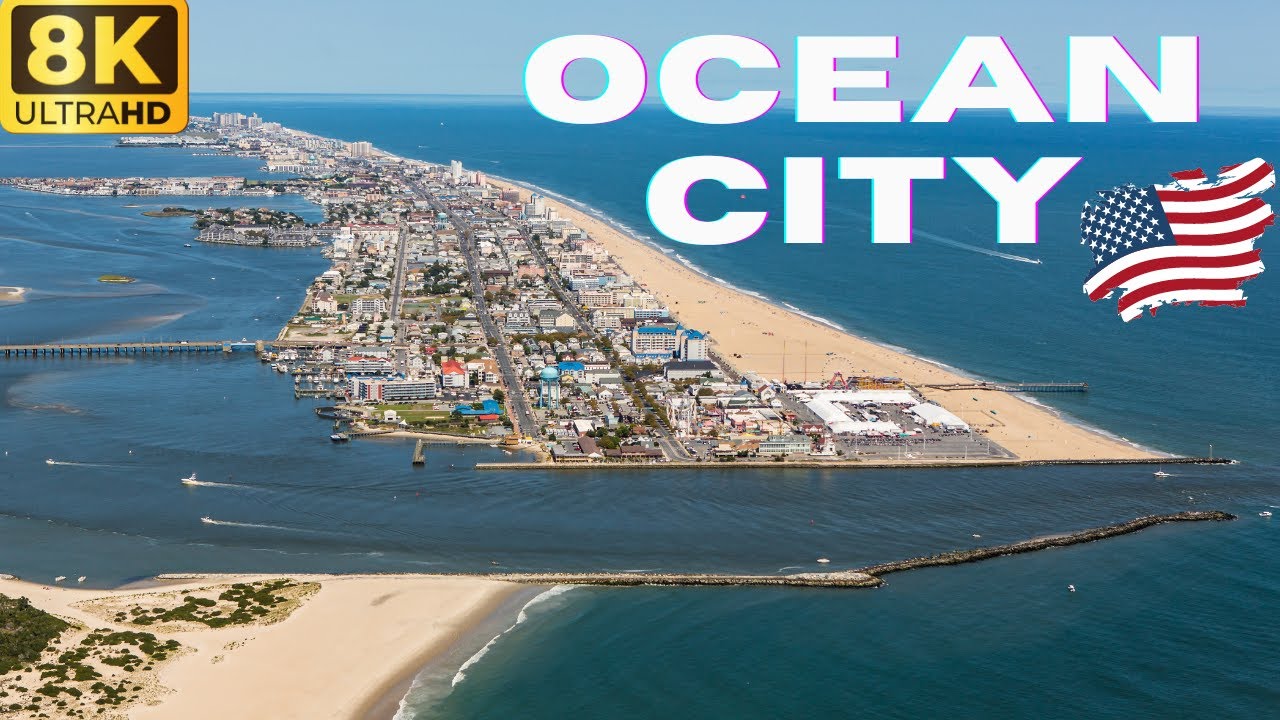 【8K】Ocean City: Beach Walk - Maryland - YouTube
