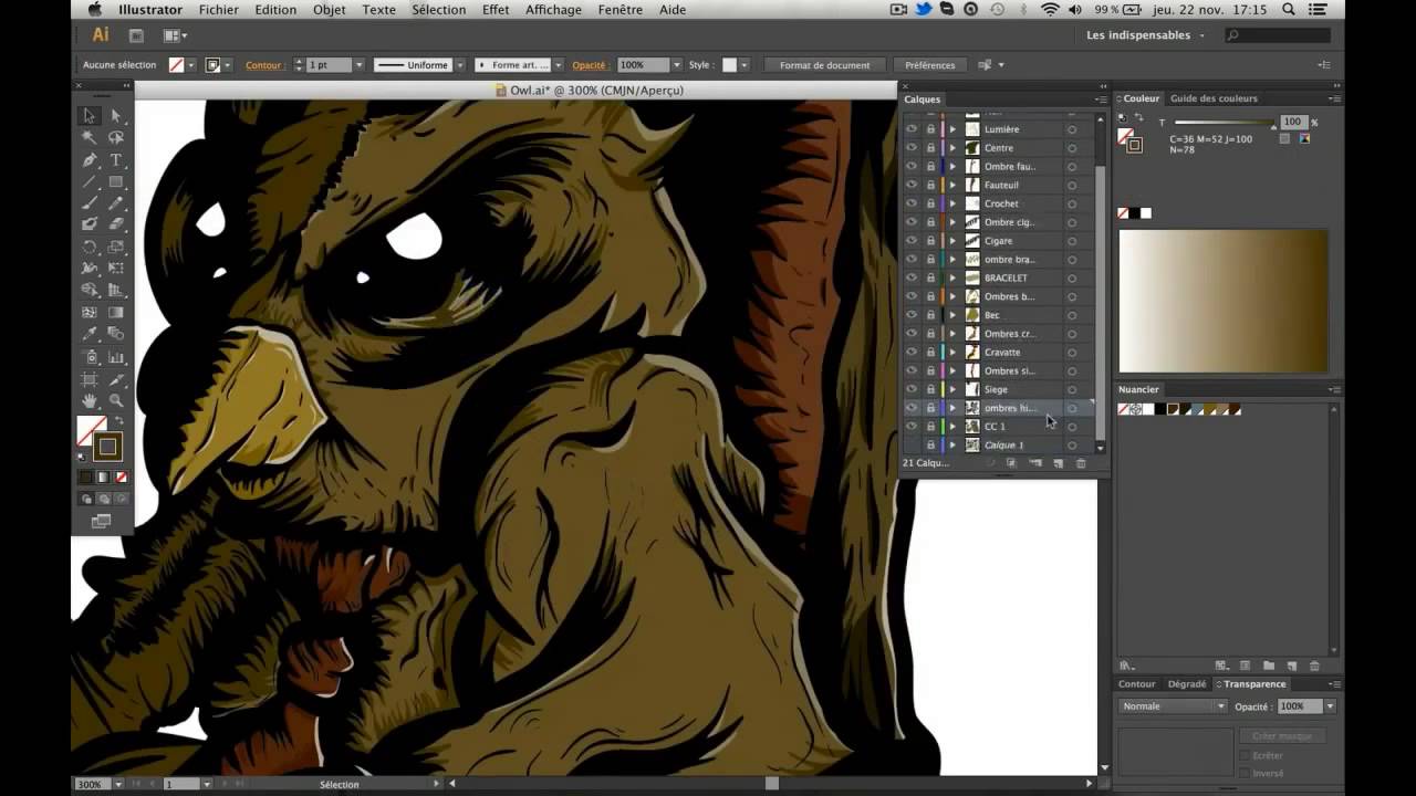Autograph uDex | Illustrator CS6 - Mafia Owl - YouTube