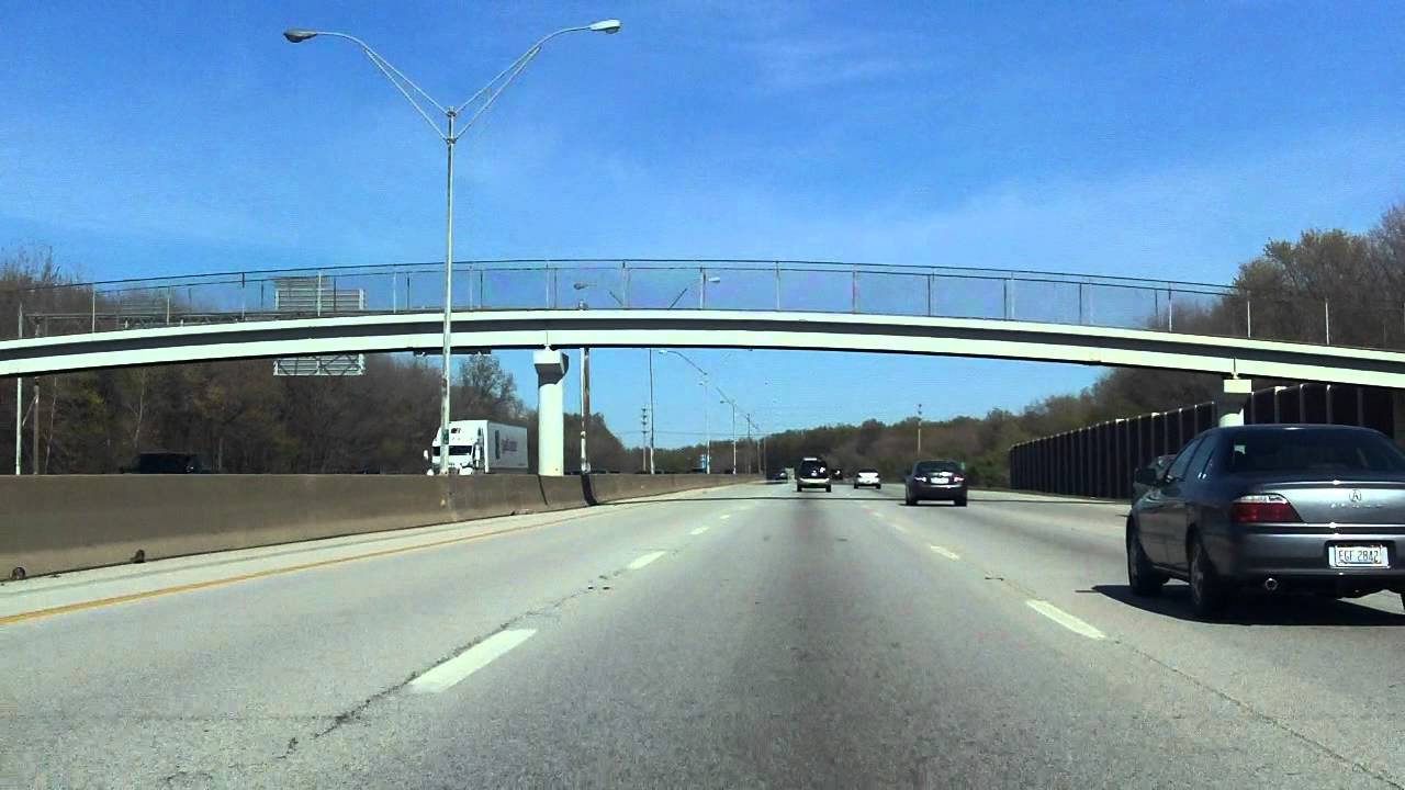 South Outerbelt Freeway (Interstate 480 Exits 1 to 9) eastbound - YouTube