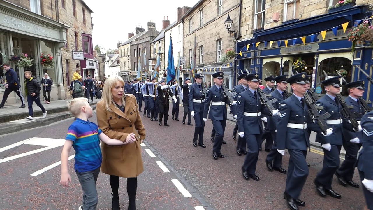 Battle of Britain Parade - Alnwick Northumberland- 2018 - YouTube