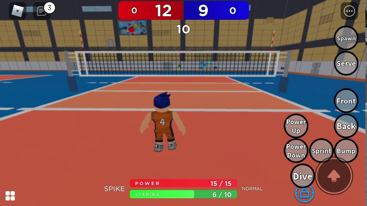 Roblox Volleyball4.2 jump serve - YouTube