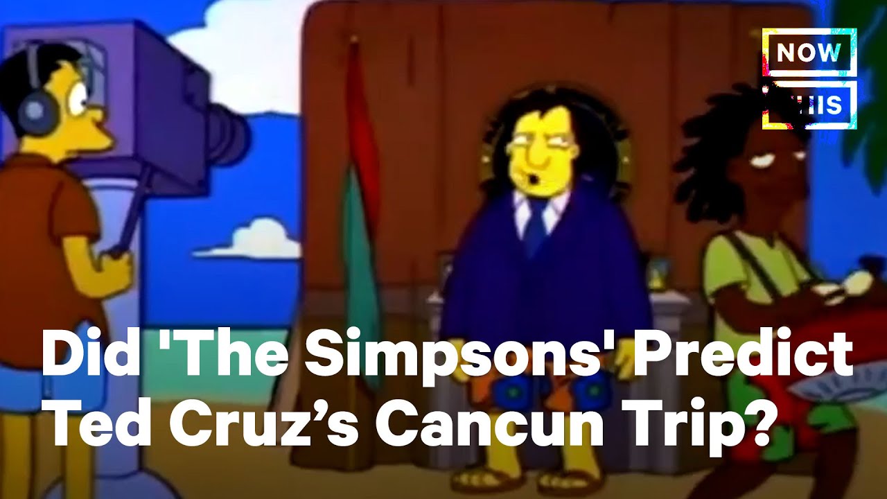 'The Simpsons' Predicted Ted Cruz's Cancún Escape - YouTube