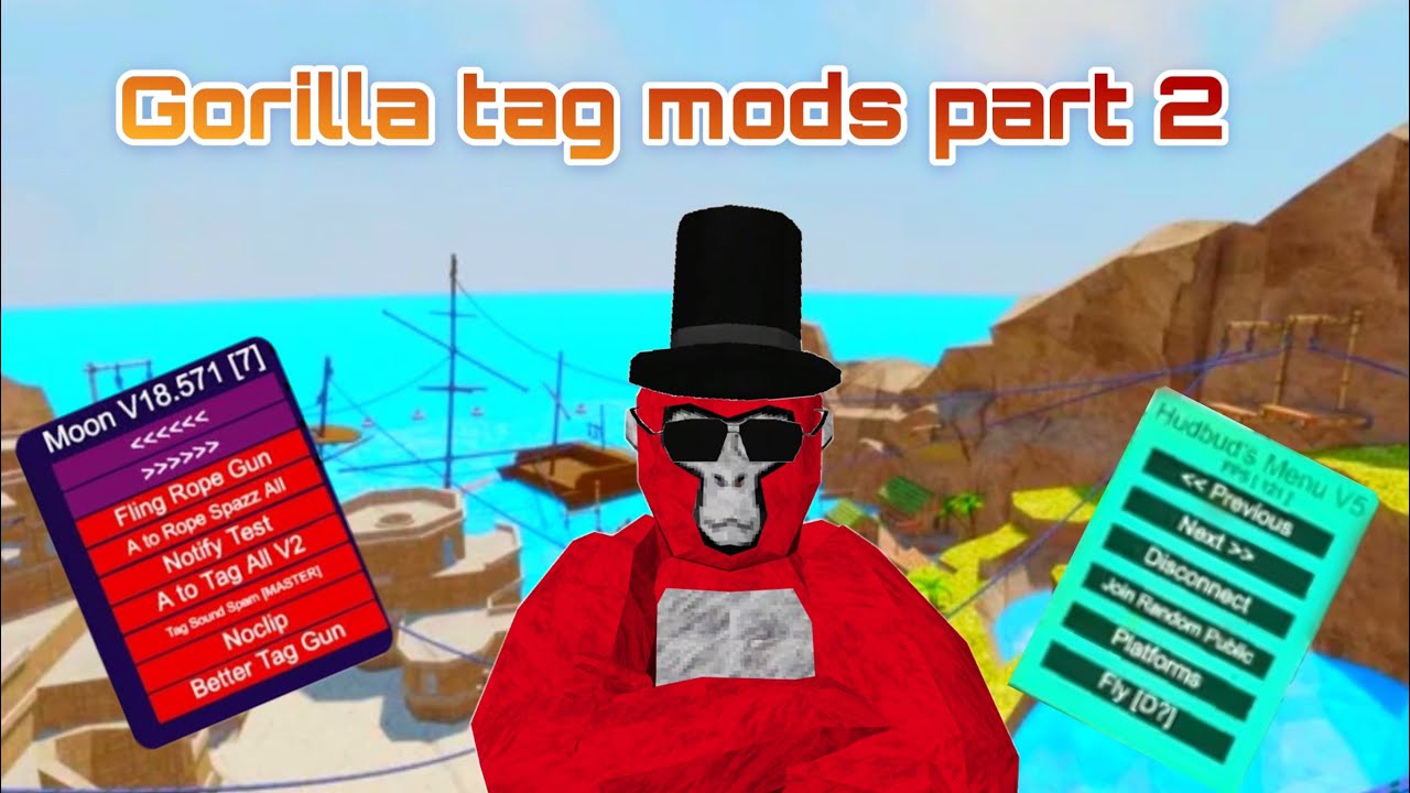 Using mods and gorilla tag part 2 - YouTube