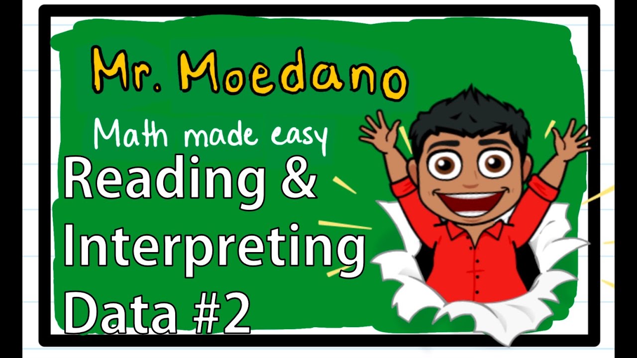 Reading and Interpreting Data! Example #2 - YouTube