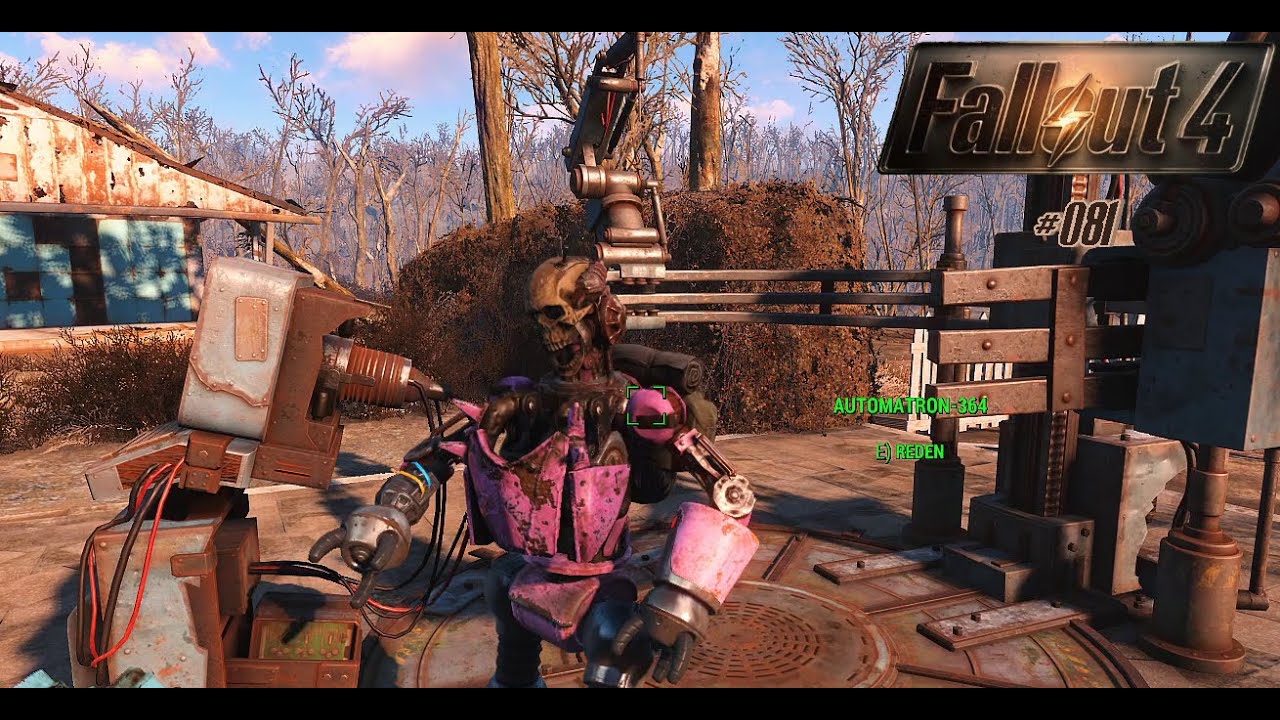 Lets play Fallout 4 S02E81 Creepy rosa Automatron - YouTube