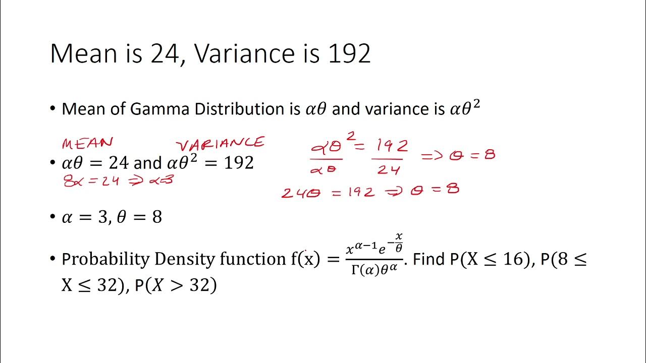 Gamma Distribution Examples - YouTube