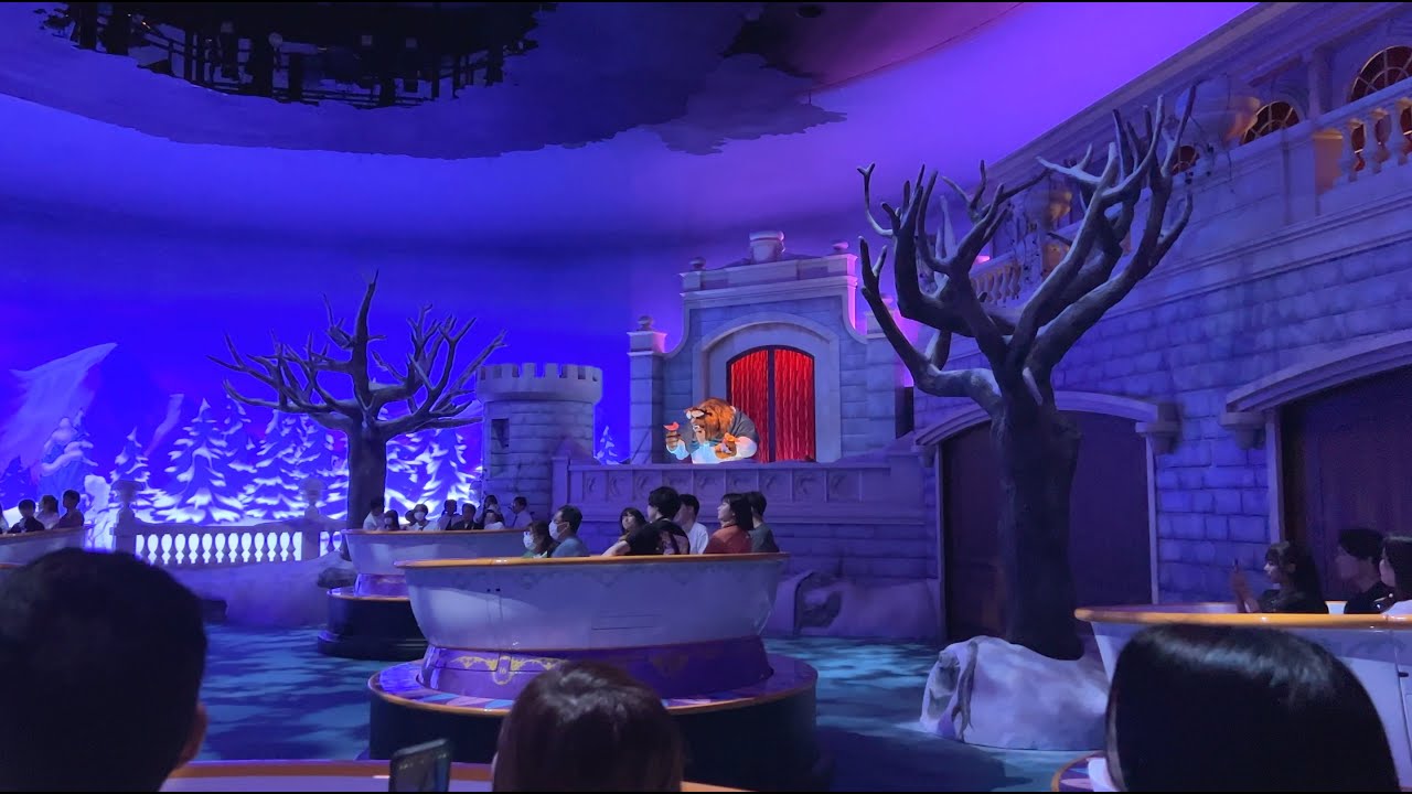 Beauty And The Beast Ride - Enchanted Tale Trackless Dark Ride - Tokyo ...