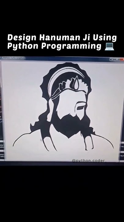 Using python drow hanuman Ji. Jay Bajrangbali - YouTube
