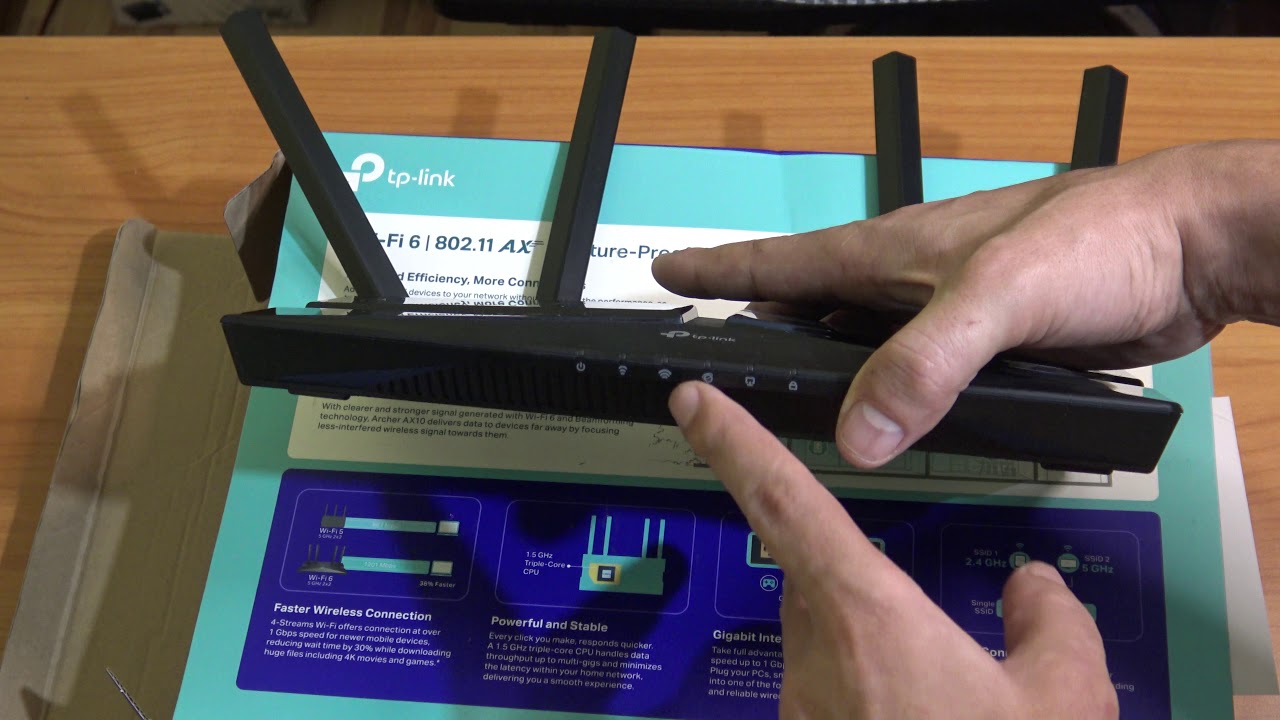 Router wireless TP Link Archer AX10 WiFi 6 - YouTube