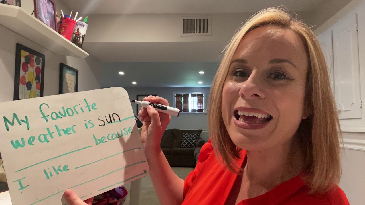 Shared Writing “My Favorite Weather” - YouTube