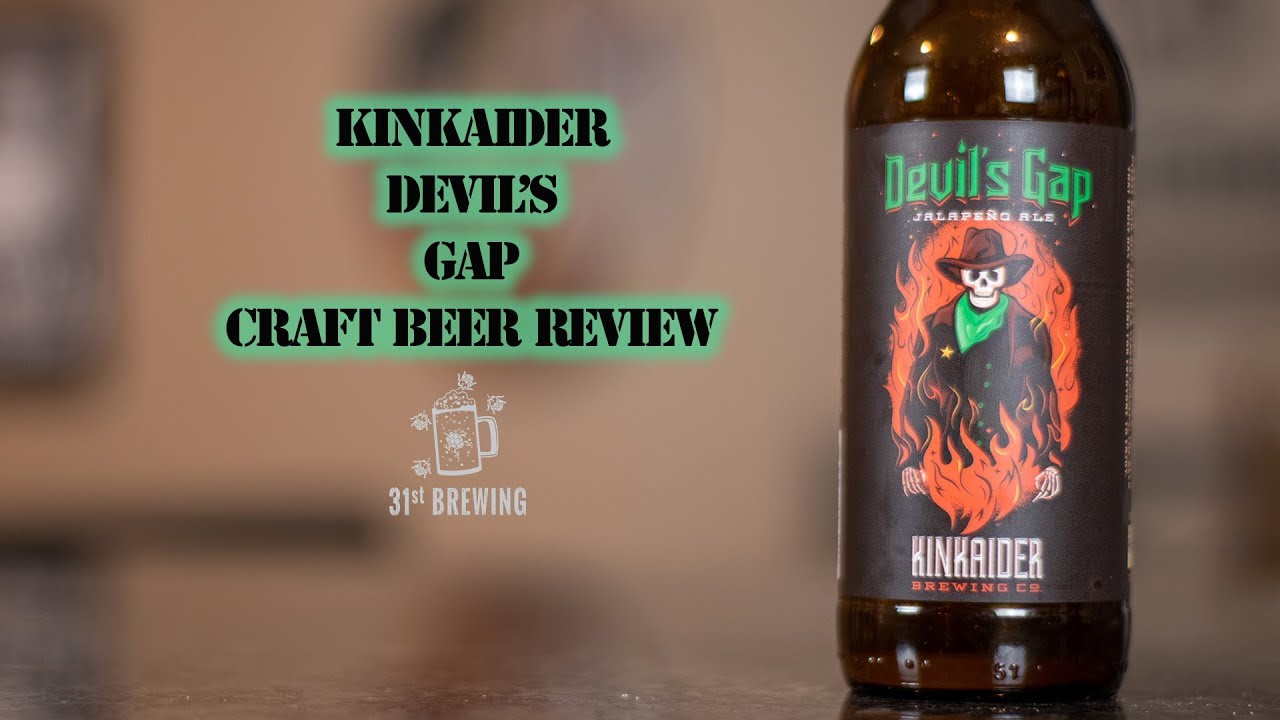 Kinkaider Brewing Devils Gap Jalapeno Ale Craft Beer Review - YouTube