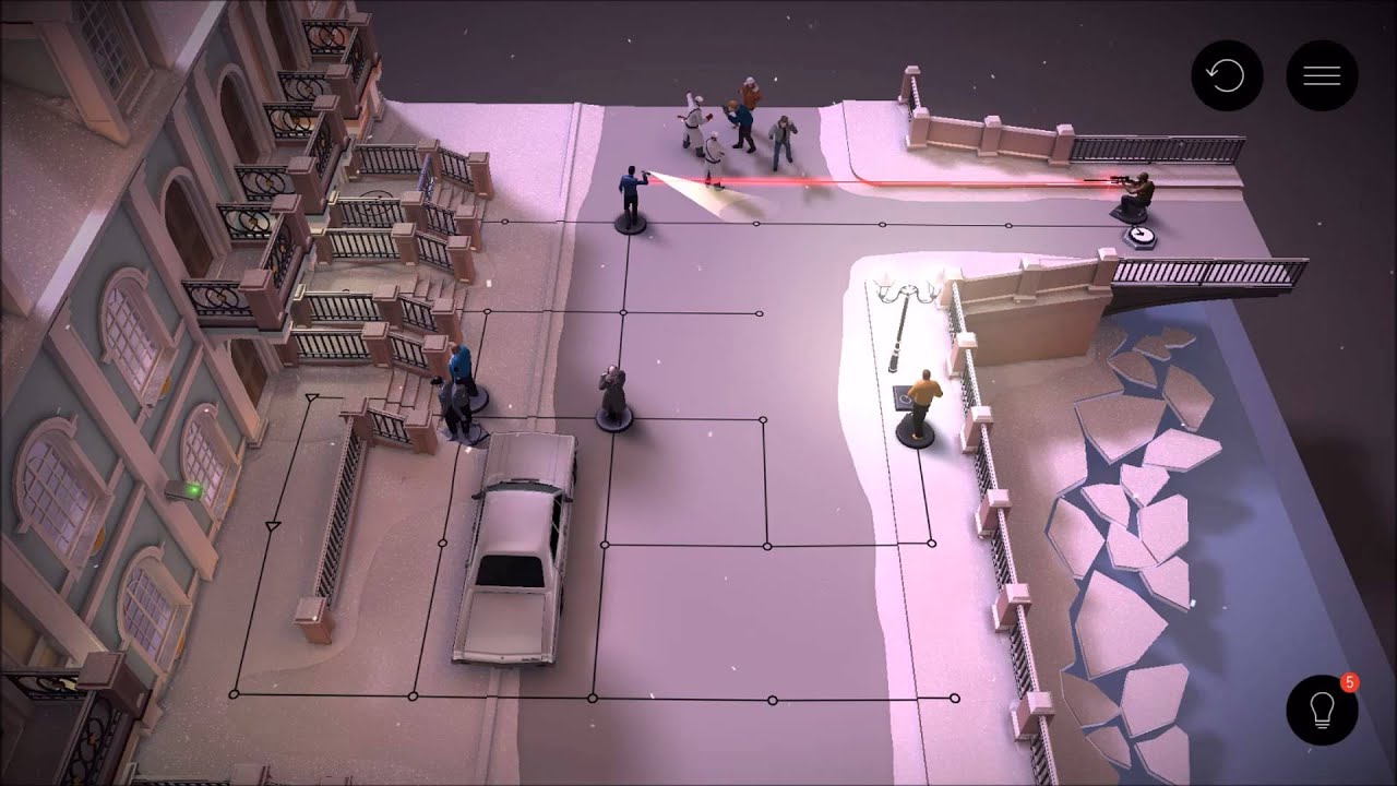 Hitman Go - Walkthrough Level 7-7 - YouTube