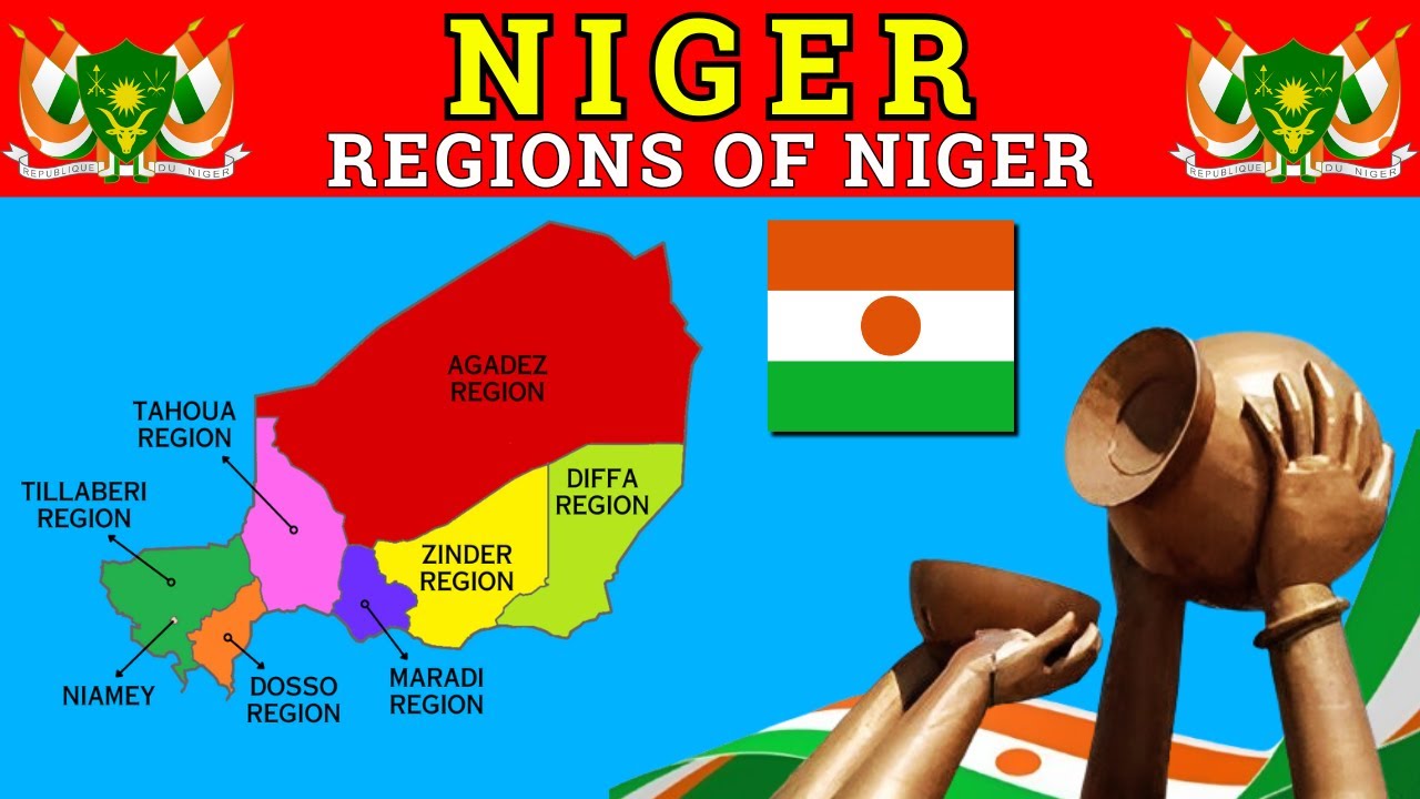 Niger Map Explained 🇳🇪 | 8 Regions of Niger - YouTube