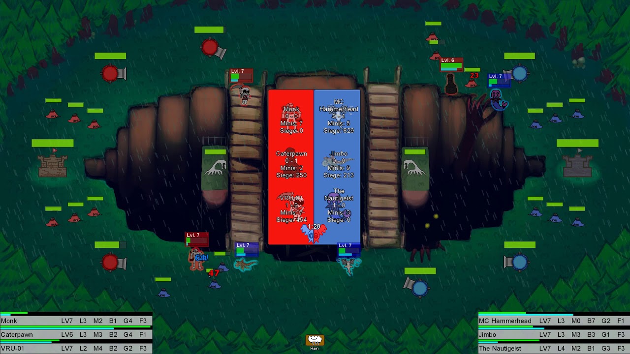 R1F1 - Team Masterful Maroon Mass VS Team Deep Sea 6 (GBA Tournament 5 ...