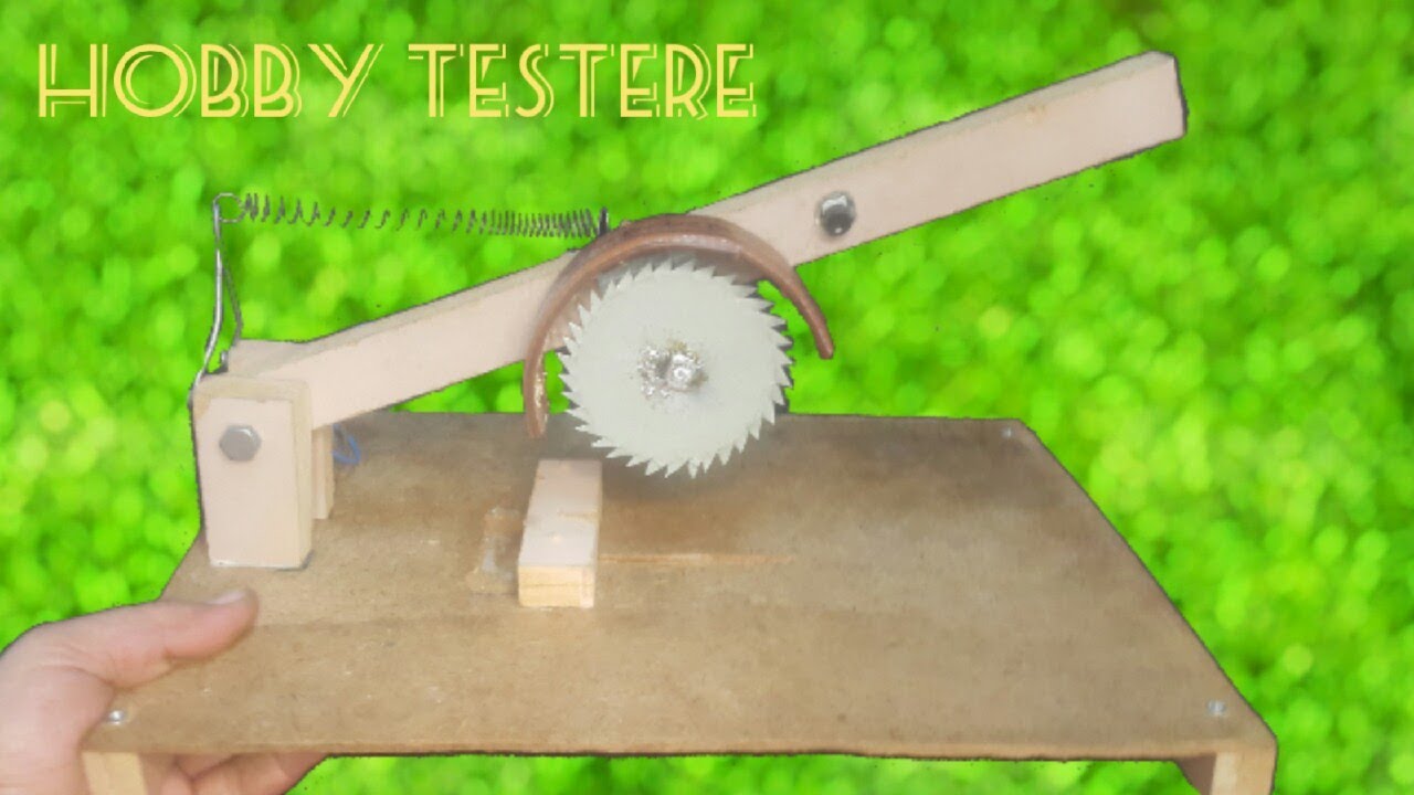 DC motor ile hobi testere yapımı- Hobby saw making with DC motor - YouTube