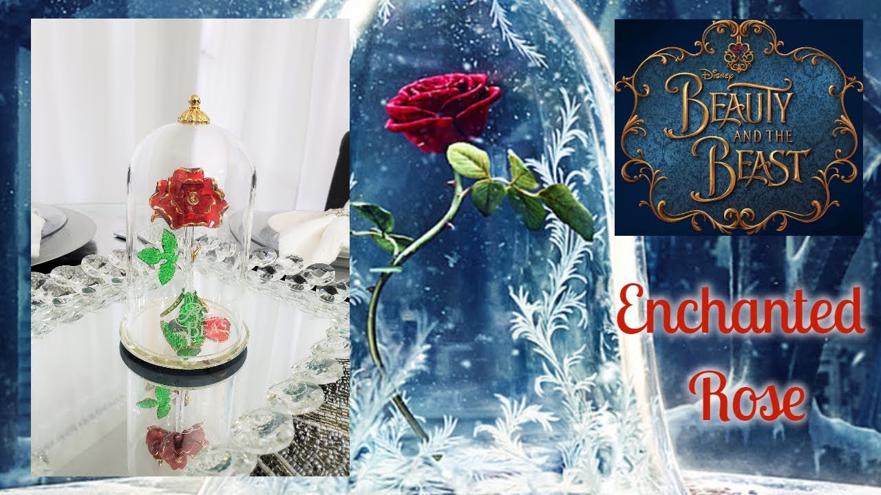 Beauty And The Beast Enchanted Rose Glass Sculpture By:Arribas (Review ...