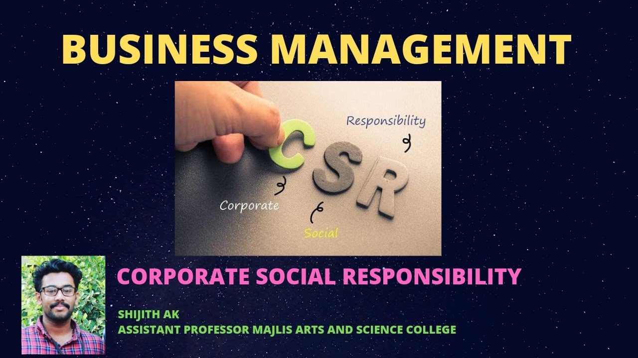 Development of CSR Commitments - YouTube
